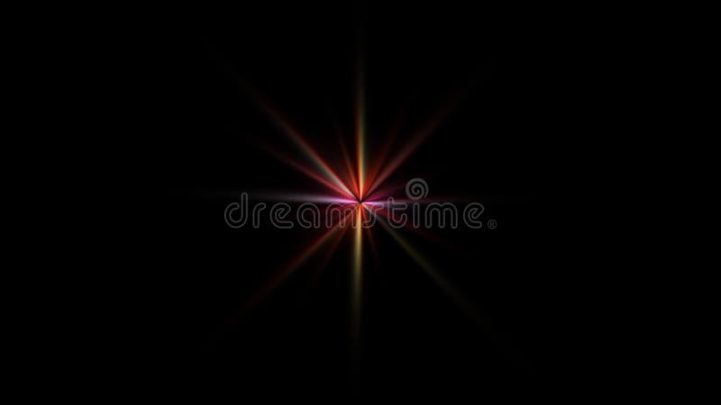 Abstract Loop Center Colorful Star Optical Shine Light Stock Video ...