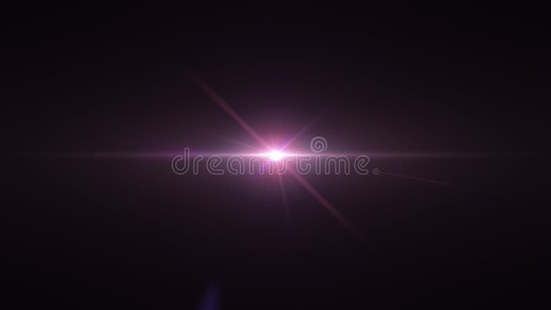 Abstract Loop Center Glow Pink Star Optical Shine Light Stock Footage ...