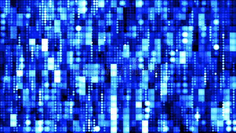 Loop Blue Digital Pattern Animation Abstract Background Stock Footage ...