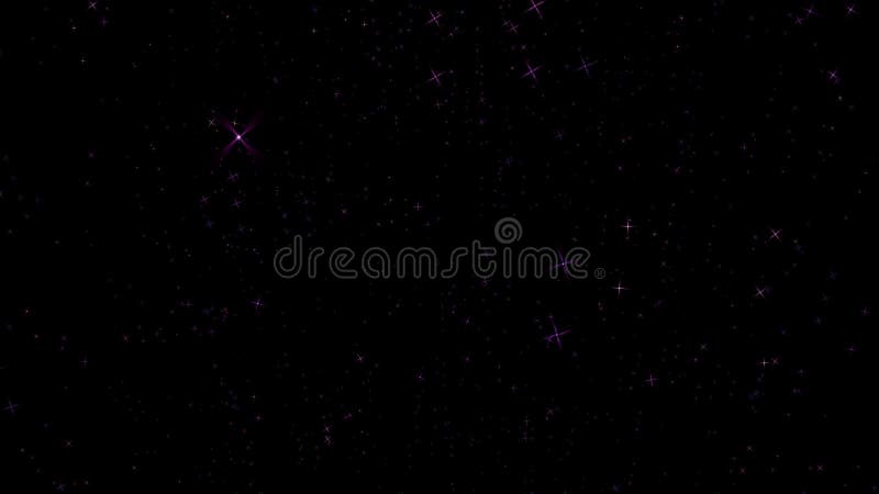 Abstract Loop Center Blue Purple Star Optical Lens Flares Stock Footage ...