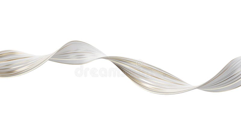 Abstract Loop Flowing Curve Lines with Alpha Channel, 3d Rendering Stock Footage - Video of blue ...