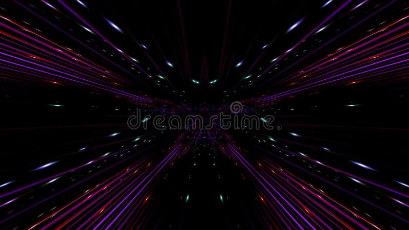 Abstract Loop Animation with Colorful Movements and Back and Forth ...