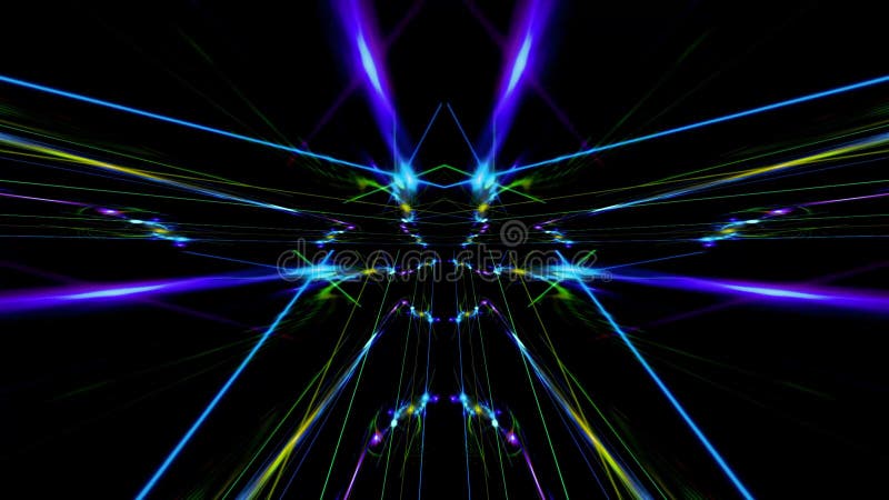 Abstract Loop Animation with Colorful Movements and Back and Forth ...
