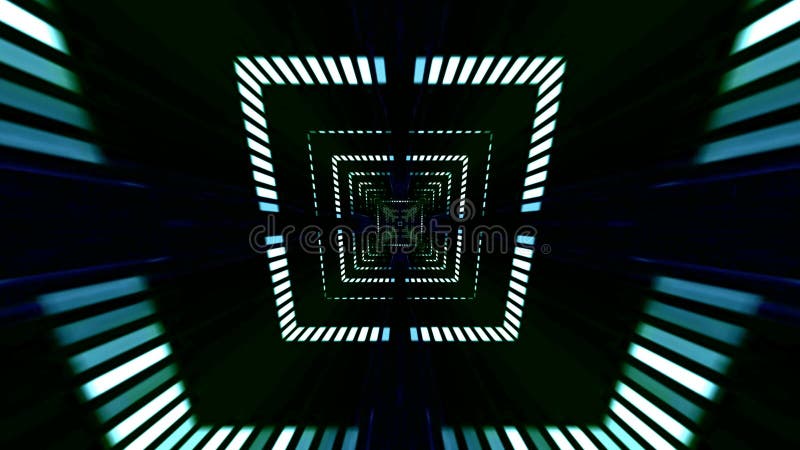 Abstract Loop Animation with Colorful Movements and Back and Forth ...