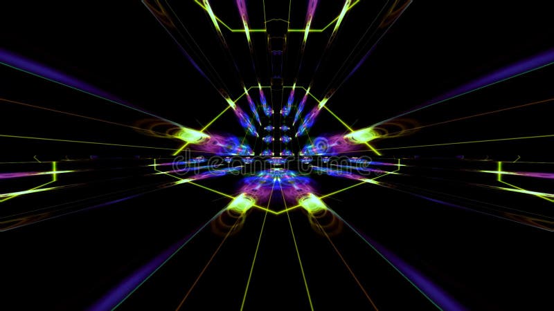 Abstract Loop Animation with Colorful Movements and Back and Forth ...