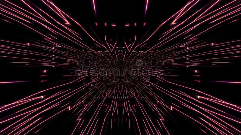 Abstract Loop Animation with Colorful Movements and Back and Forth ...