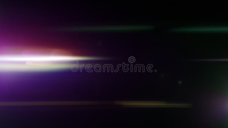 Loop Multicolored Star Optial Lens Flares Shine Light Animation Stock ...