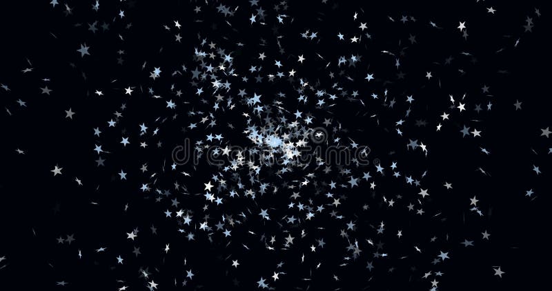 Abstract Loop Blue Digital Shine Ray Rotation Tunnel Stock Video ...