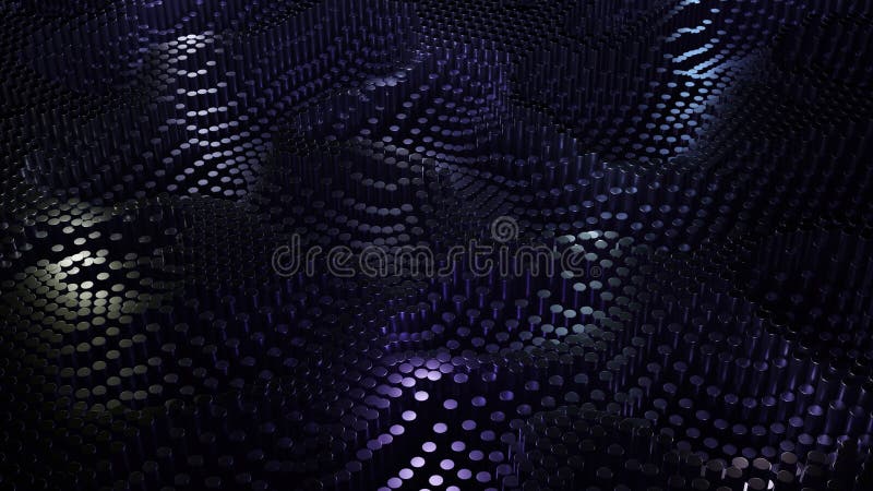 Abstract Loopable Animation with Slowly Flowing Waves of Particles ...