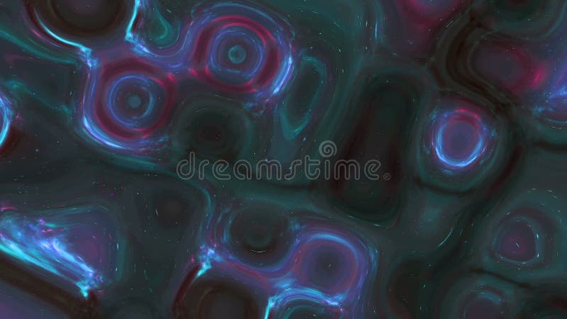 Abstract Loopable Blue and Red Square Wave Liquid Grid. Neon Glowing ...