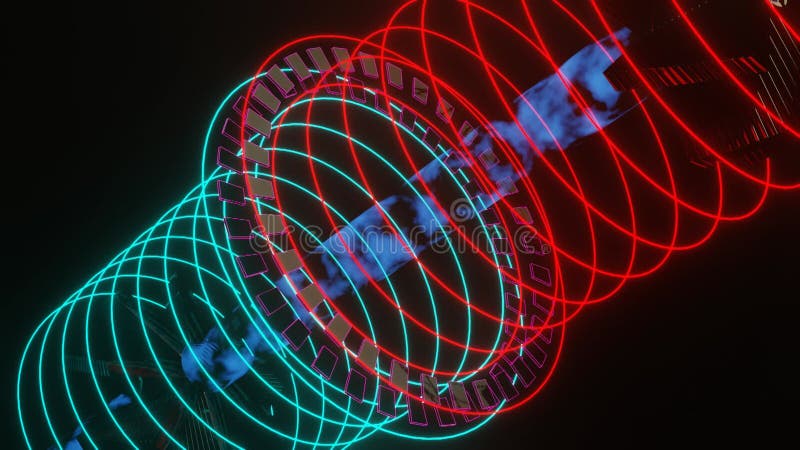 Abstract Animation of Hexagonal Shapes Stock Footage - Video of scifi ...