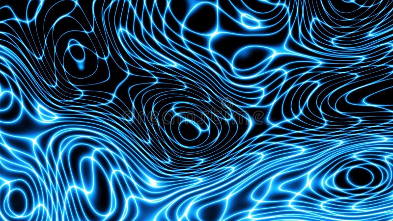 Seamless Abstract Psychedelic Wavy Background for Loop Playback. 4k ...