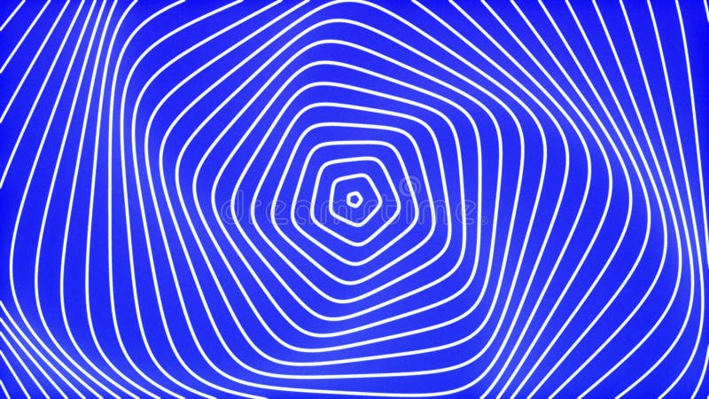 Abstract Looping White Striped Polygons Blue Background. Stock Footage ...