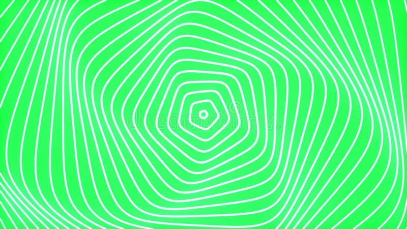 Abstract Looping White Striped Polygons Green Background. Stock Video ...