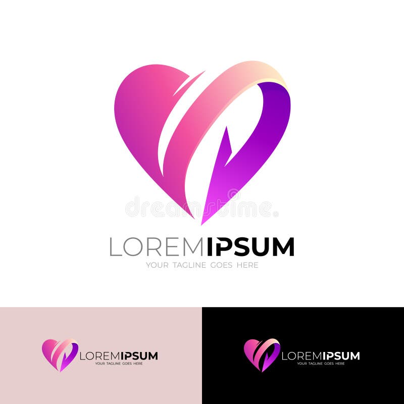 Abstract Love Care Design Community, Unity Logo Template Stock Vector ...