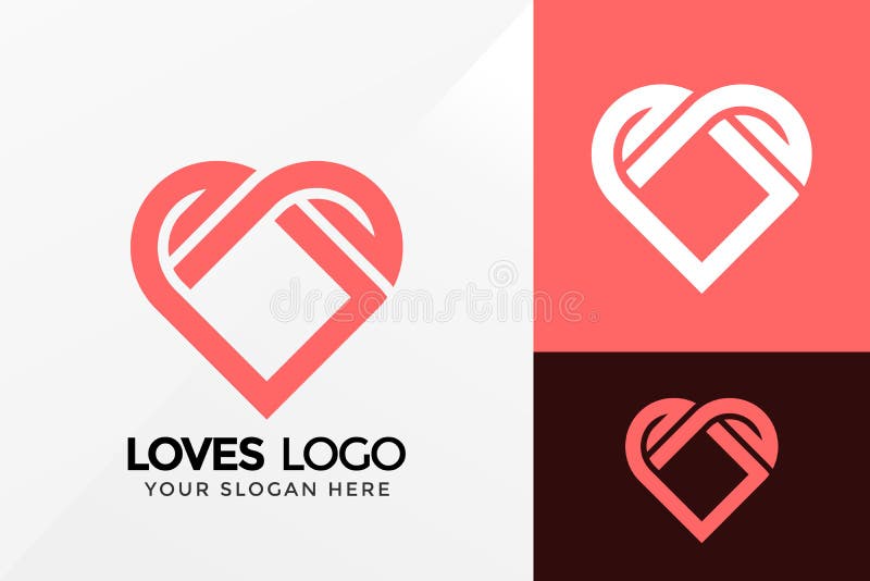 Abstract Love Logo Design, Brand Identity Logos Vector, Modern Logo ...