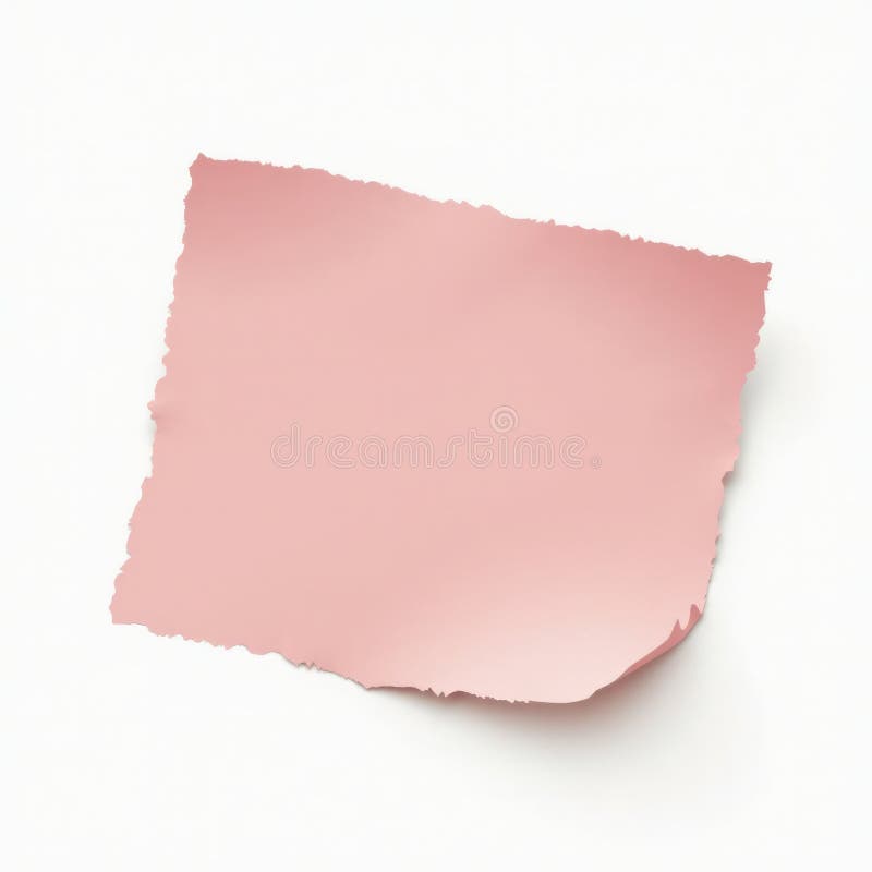 Abstract Love Note with Folded Paper Effects on a White Background ...