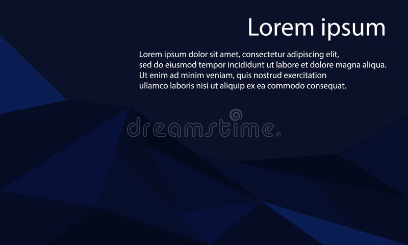 Abstract Low Blue Polygon Background Stock Vector - Illustration of ...