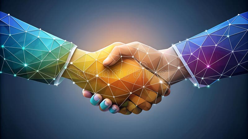 Low Poly Partnership Stock Illustrations – 686 Low Poly Partnership ...