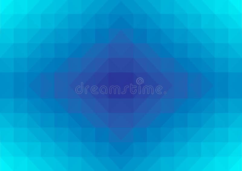Abstract Low Poly Aqua Blue Background. Geometric Triangles Textured ...