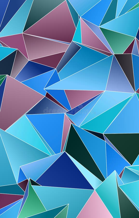 Triangulated Texture. Design. Polygonal Geometrical Pattern. Triangular ...