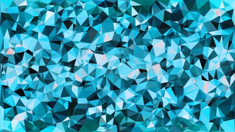 Abstract Low Poly Blue Color Bokeh Wallpaper Stock Illustration ...