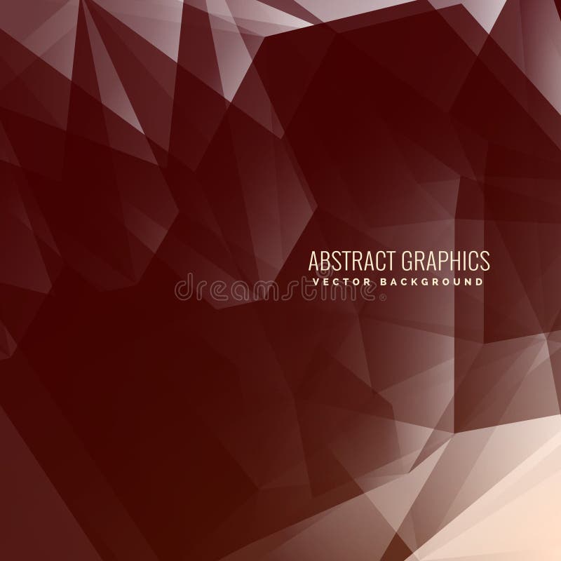 Abstract Low Poly Brown Background Stock Vector - Illustration of brown ...