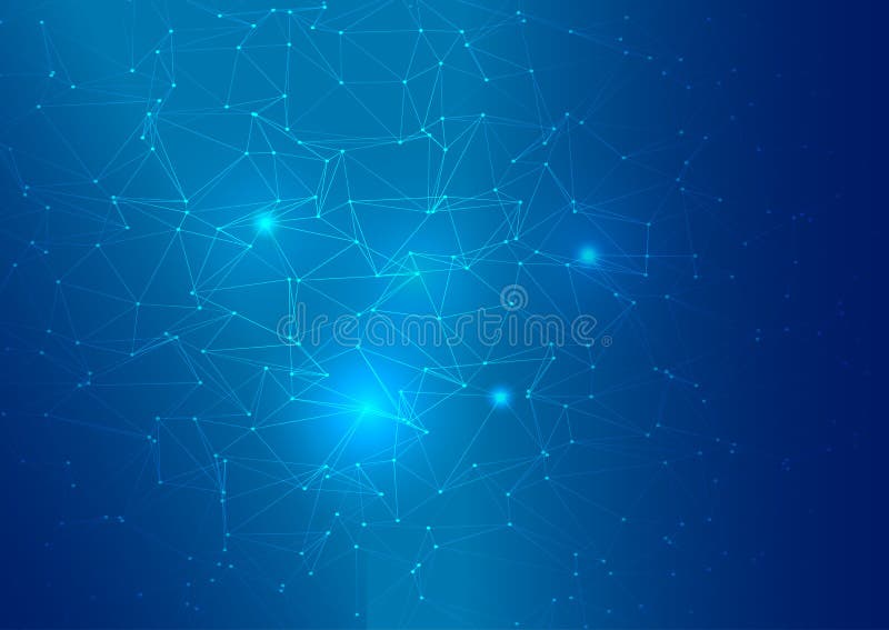 Connections Concept. Vector Network Background for Business ...