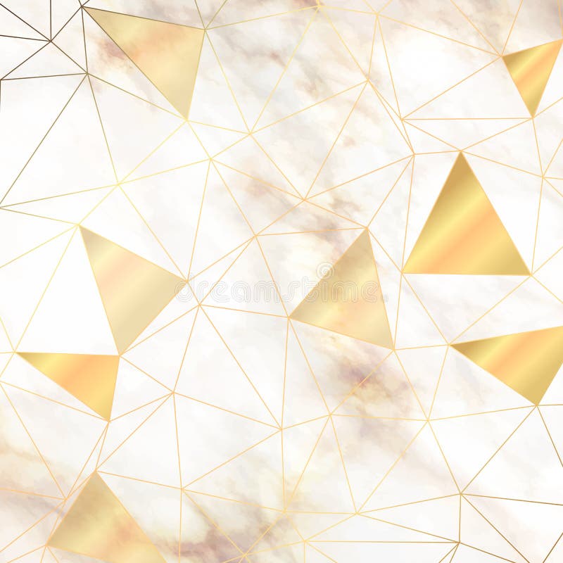 Abstract Low Poly Design on Marble Style Texture Stock Vector ...