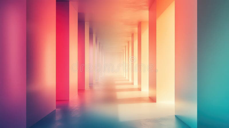 Abstract Low Poly Gradient Background in Warm Tones of Pink, Purple ...
