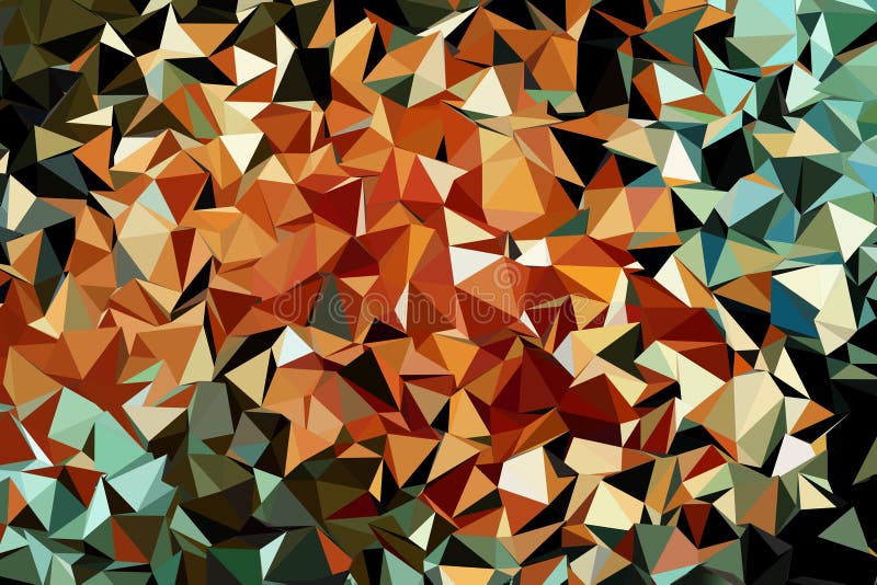 Abstract Low Poly Gradient Color Triangles Background Texture. 3d ...