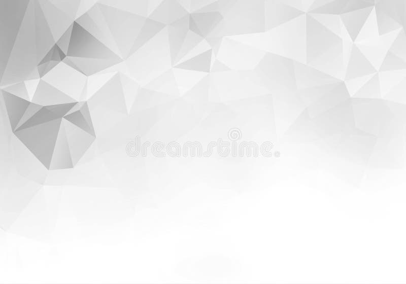 Abstract Low Poly Gray Triangle Shapes Background Stock Illustration - Illustration of gradient ...