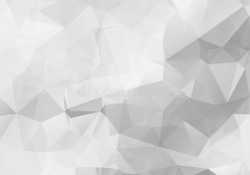 Abstract Low Poly Gray Triangle Shapes Background Stock Vector ...
