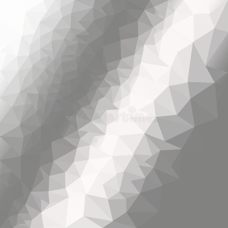 Abstract Low Poly Gray Background. Dark Triangle As Background. Stock ...