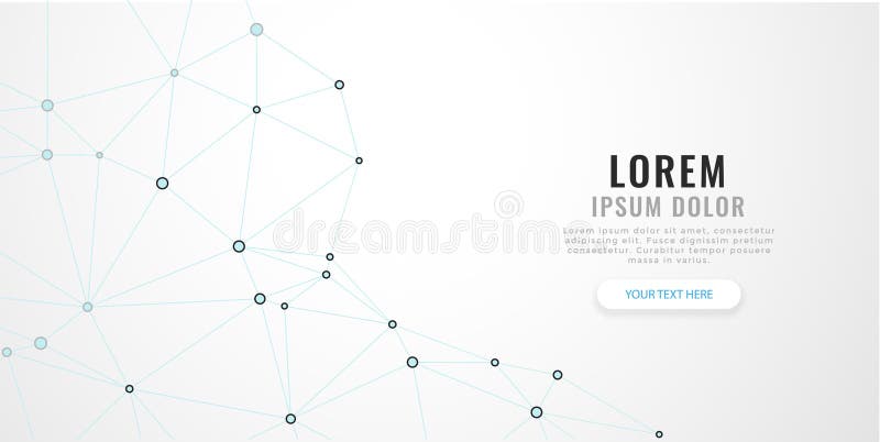 Abstract Low Poly Lines Mesh on White Blackground Stock Vector ...
