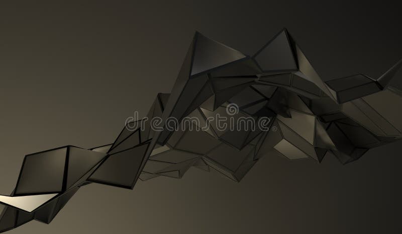 Abstract Low Poly Shape Background Stock Illustration - Illustration of ...