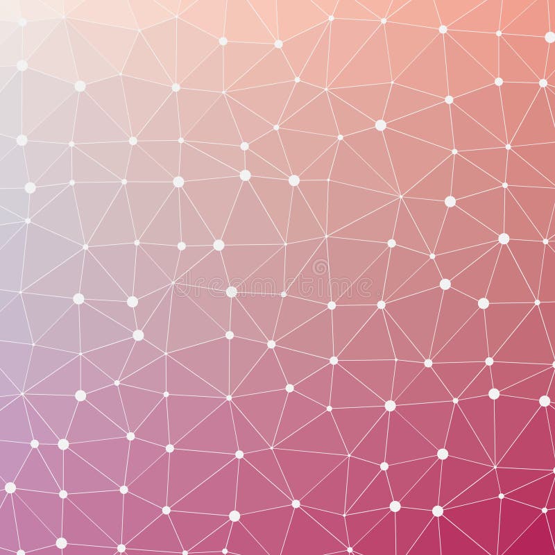 Abstract Low Polygon Gradient Generative Art Background Illustration ...