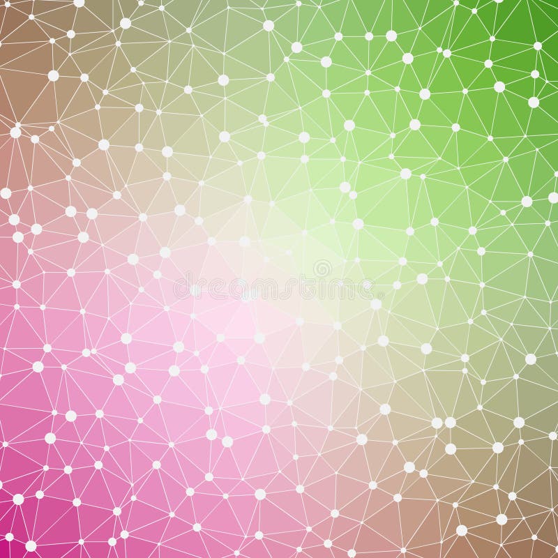 Abstract Low Polygon Gradient Generative Art Background Illustration ...