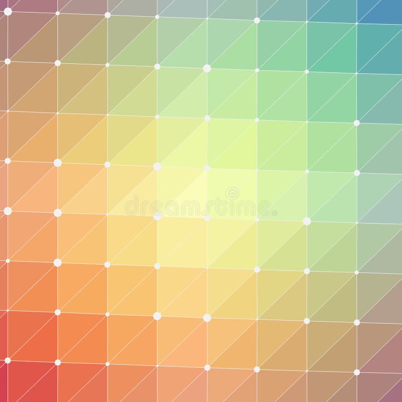 Abstract Low Polygon Gradient Generative Art Background Illustration ...