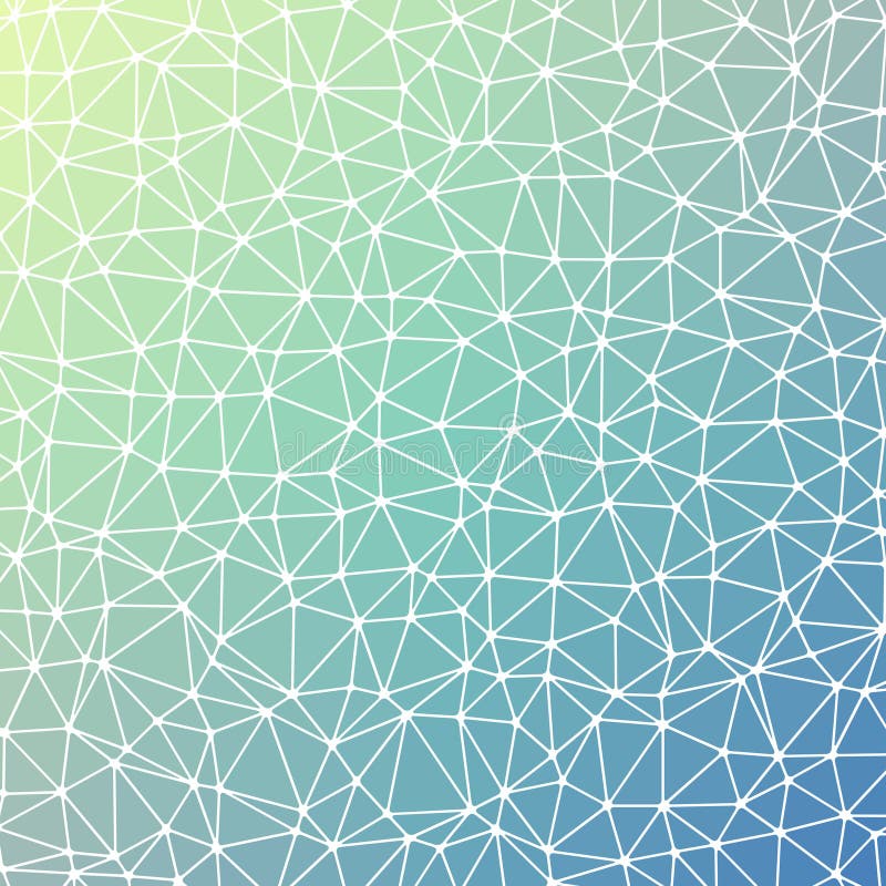 Abstract Low Polygon Gradient Generative Art Background Illustration ...