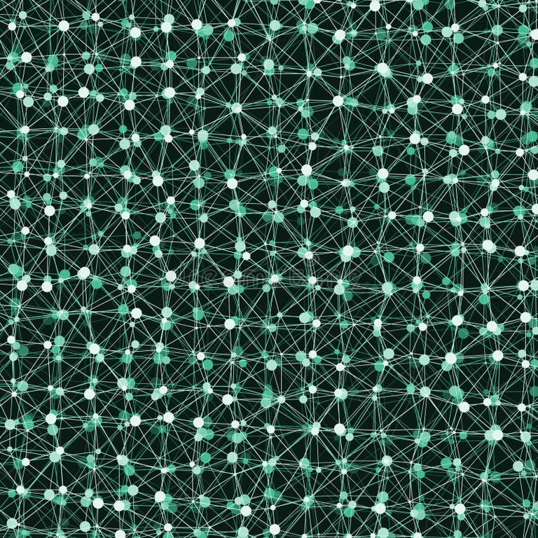 Abstract Low Polygon Mesh Generative Art Background Illustration Stock ...