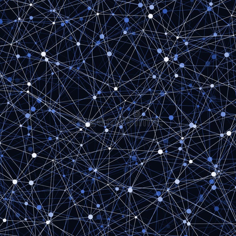 Abstract Low Polygon Mesh Generative Art Background Illustration Stock ...