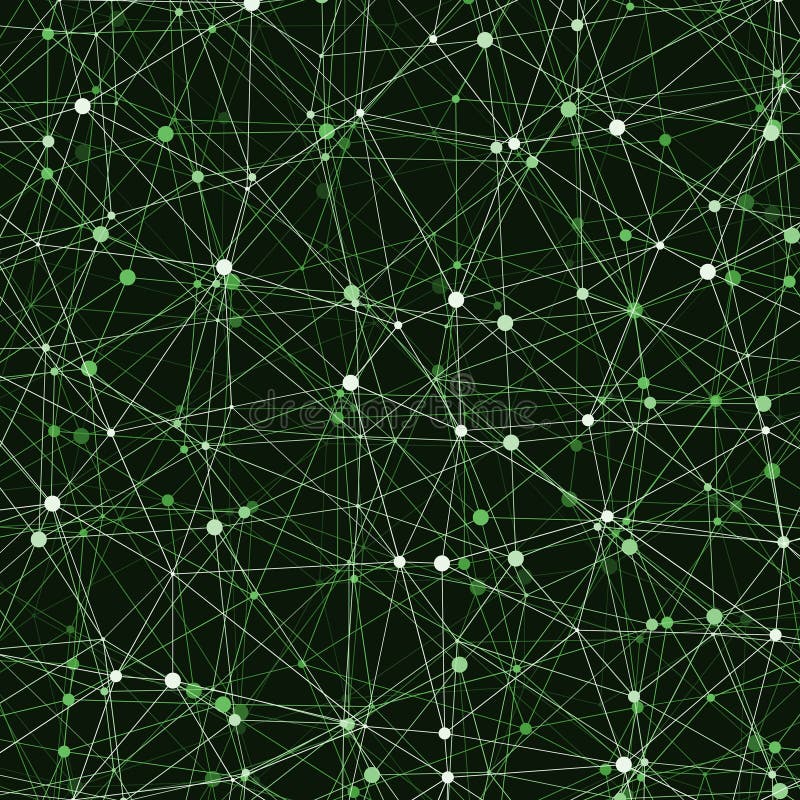 Abstract Low Polygon Mesh Generative Art Background Illustration Stock ...