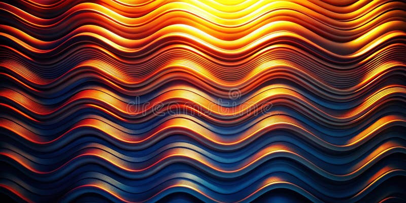 Abstract LowLight Photography Captures Sinuous Zigzagging Horizontal ...
