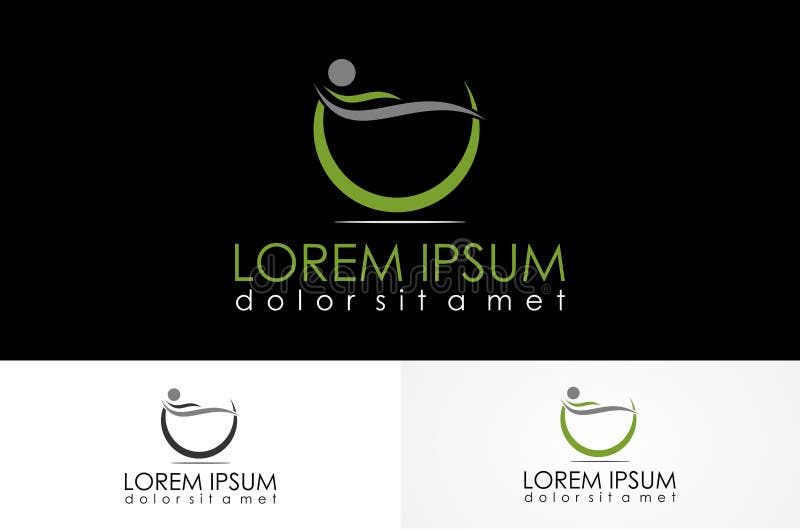 Abstract lpeople spa logo stock illustration. Illustration of drop ...