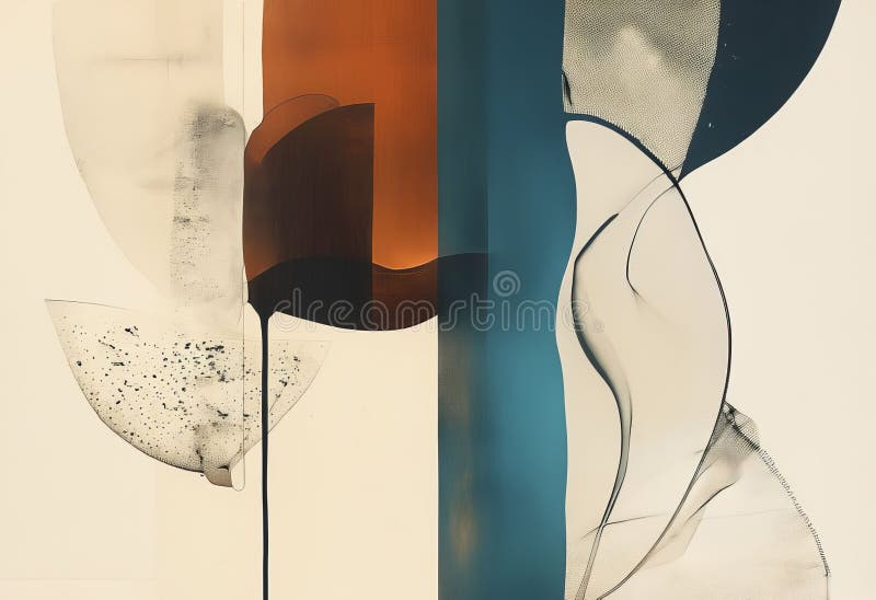 Abstract Luminogram Photogram Uses Abstract Shapes and Forms Fro Stock ...