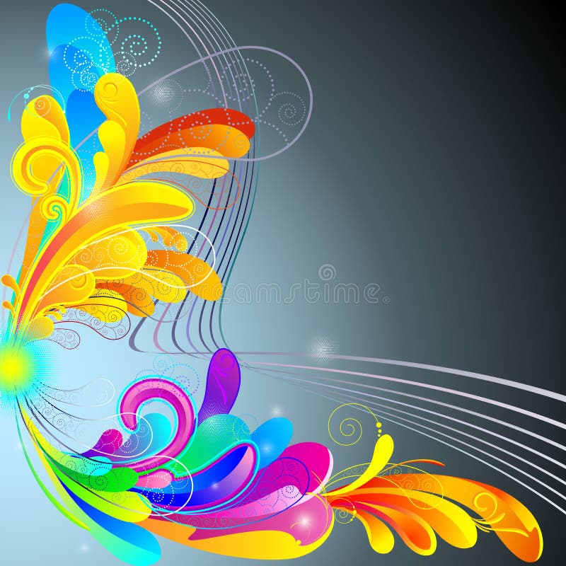 Abstract Luminous Background. Stock Vector - Illustration of light ...