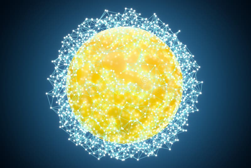 Luminous Sphere. Innovation Concept. 3d Stock Illustration ... Luminous Sphere. Innovation Concept. 3d Stock Illustration ...
