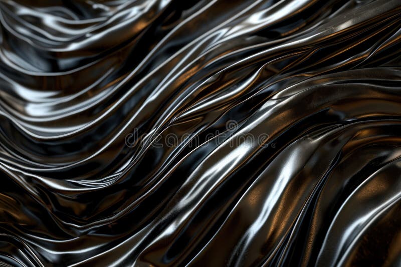 Abstract Luxurious Liquid Metal Texture Stock Illustration ...