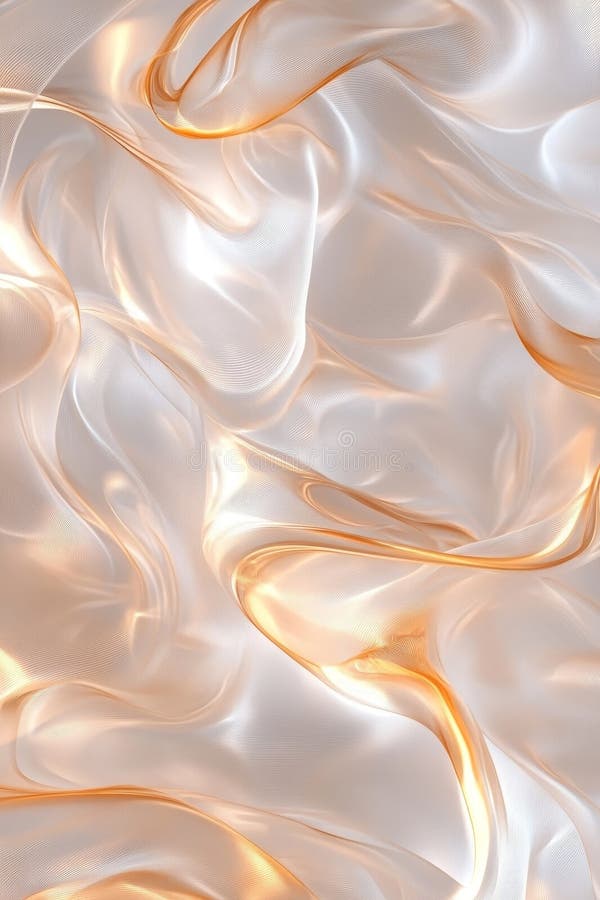 Abstract Luxury Background, 3D Crystal Clear Satin Backdrop with Glossy ...